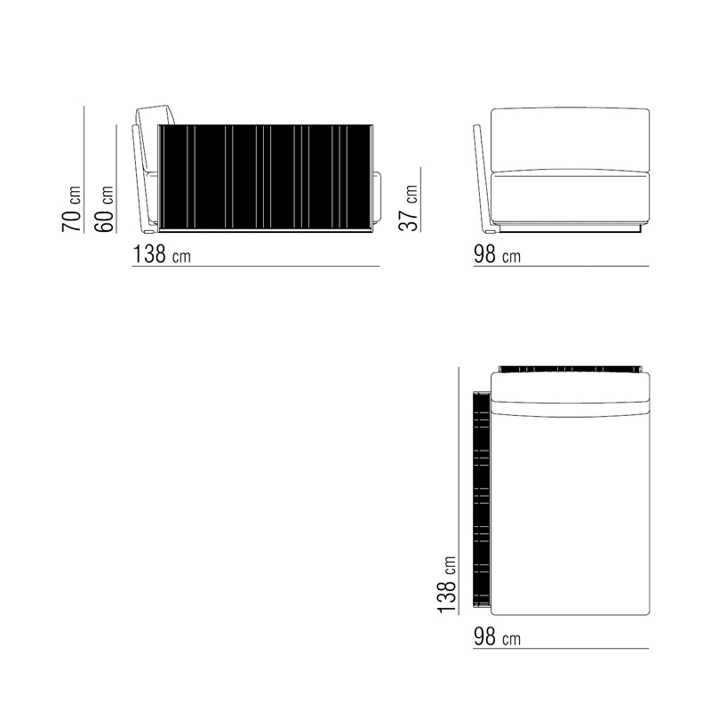 Flexform VULCANO Kombination 2
